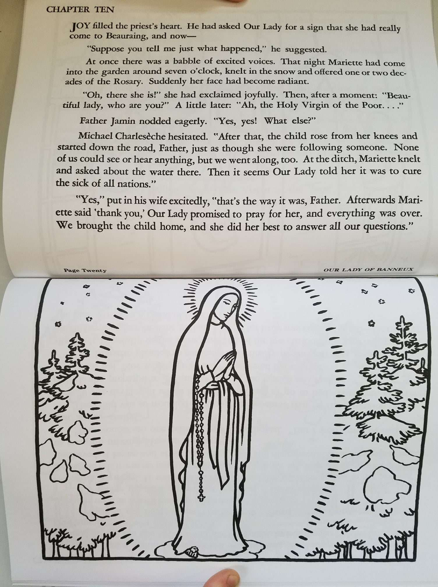 st bernadette coloring page free