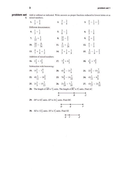 algebra 1 problems with answer key