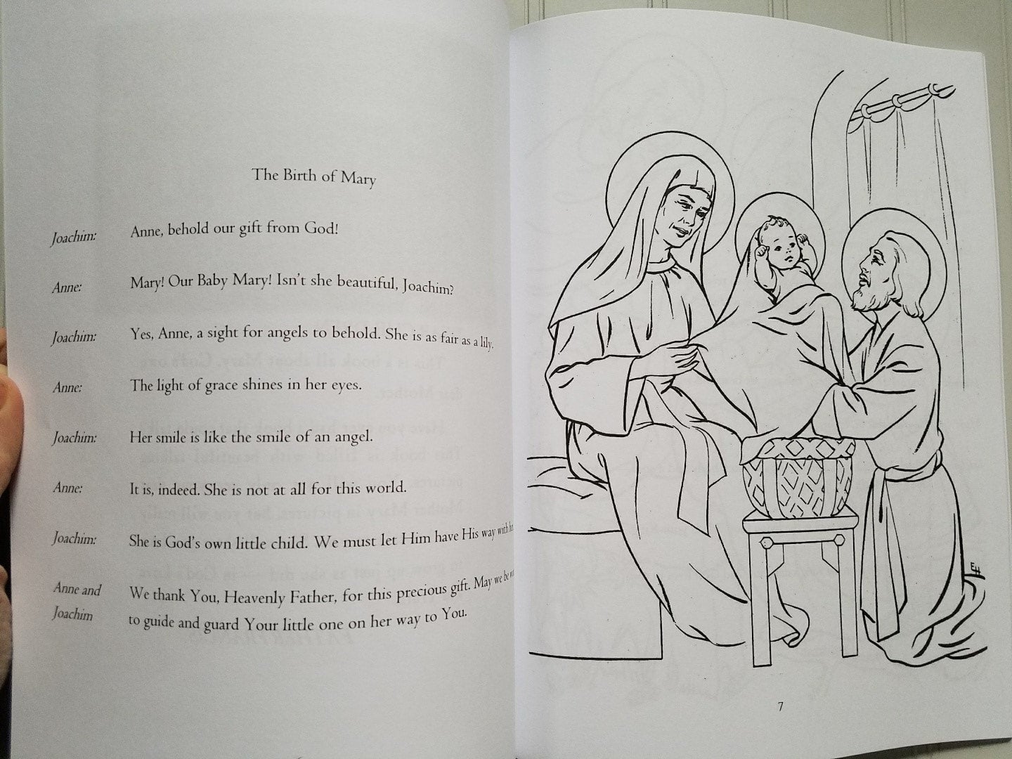 st anne coloring page