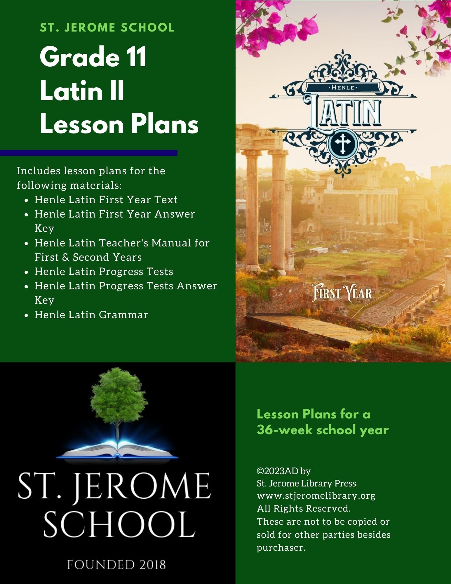 LESSON PLANS: SJS Grade 11 Latin II Lesson Plans | St. Jerome School ...