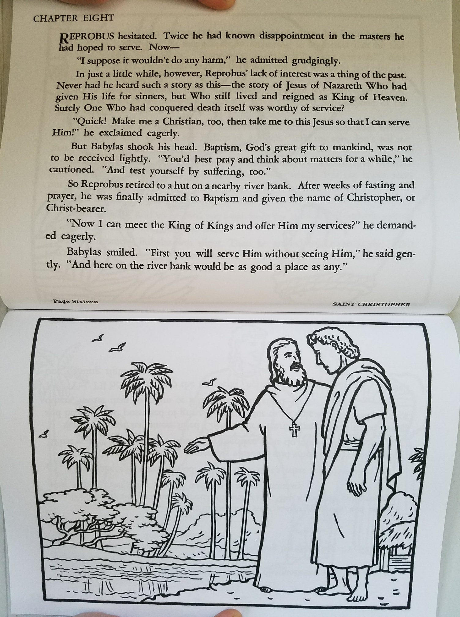 st christopher coloring pages