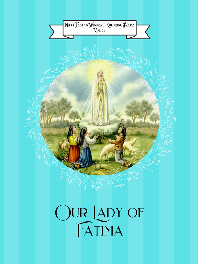 our lady of fatima coloring pages
