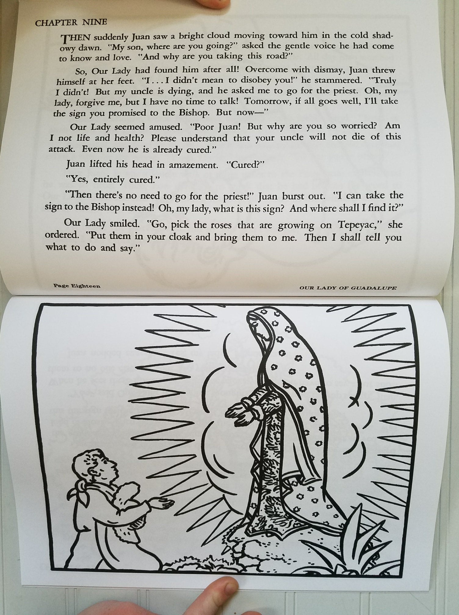 our lady of guadalupe images coloring pages