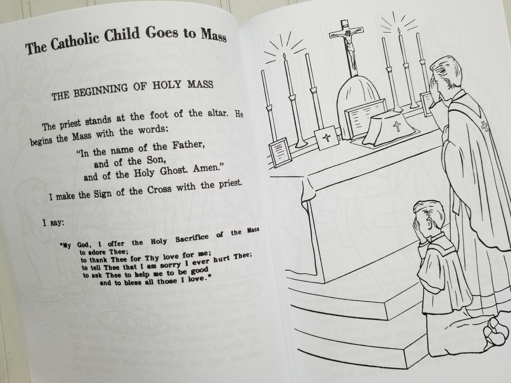 catholic mass coloring pages for kids
