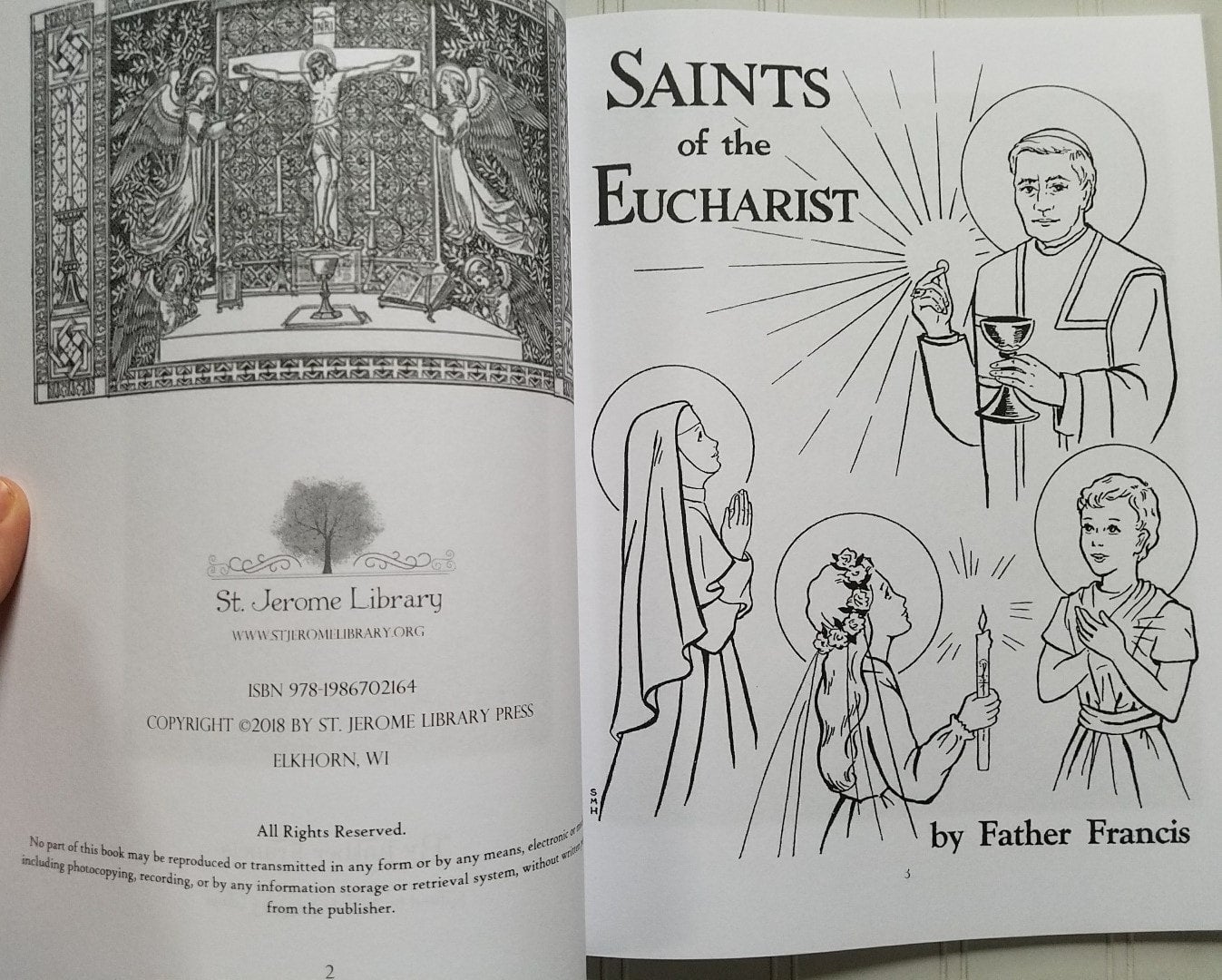 st tarcisius coloring pages