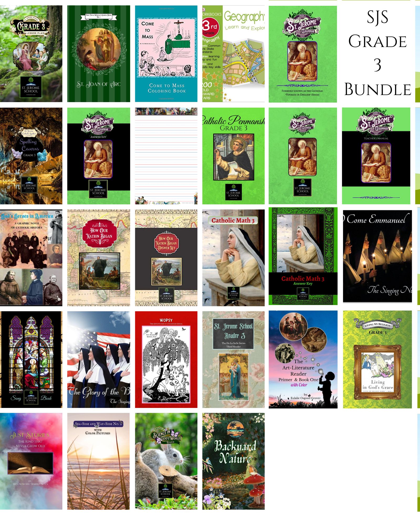 SJS Grade 3 Bundle | St. Jerome School and Library