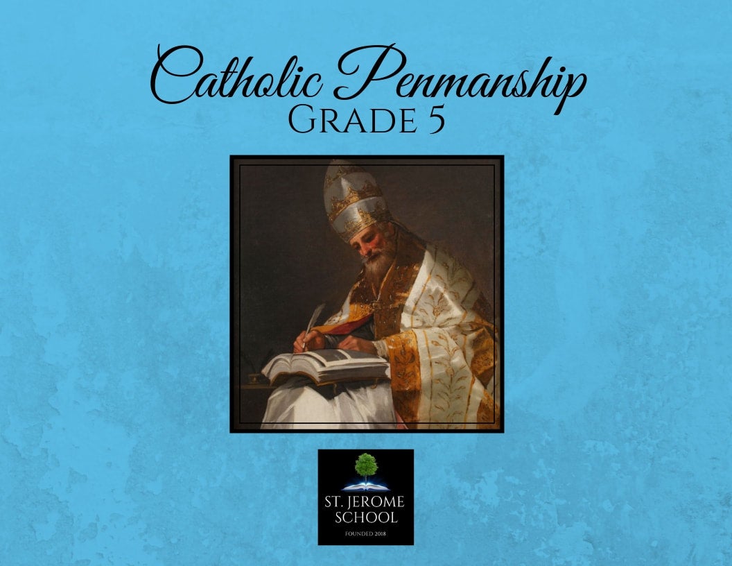Catholic Penmanship Grade 5 | St. Jerome School and Library